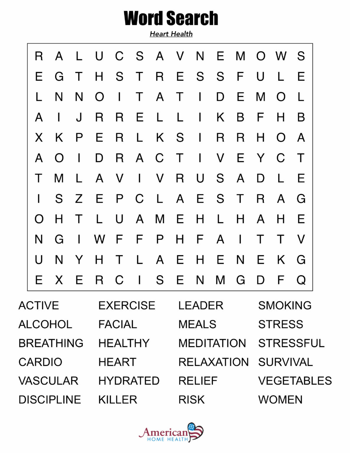 Large Print Printable Word Search Puzzles: Fun and Engaging Brain ...