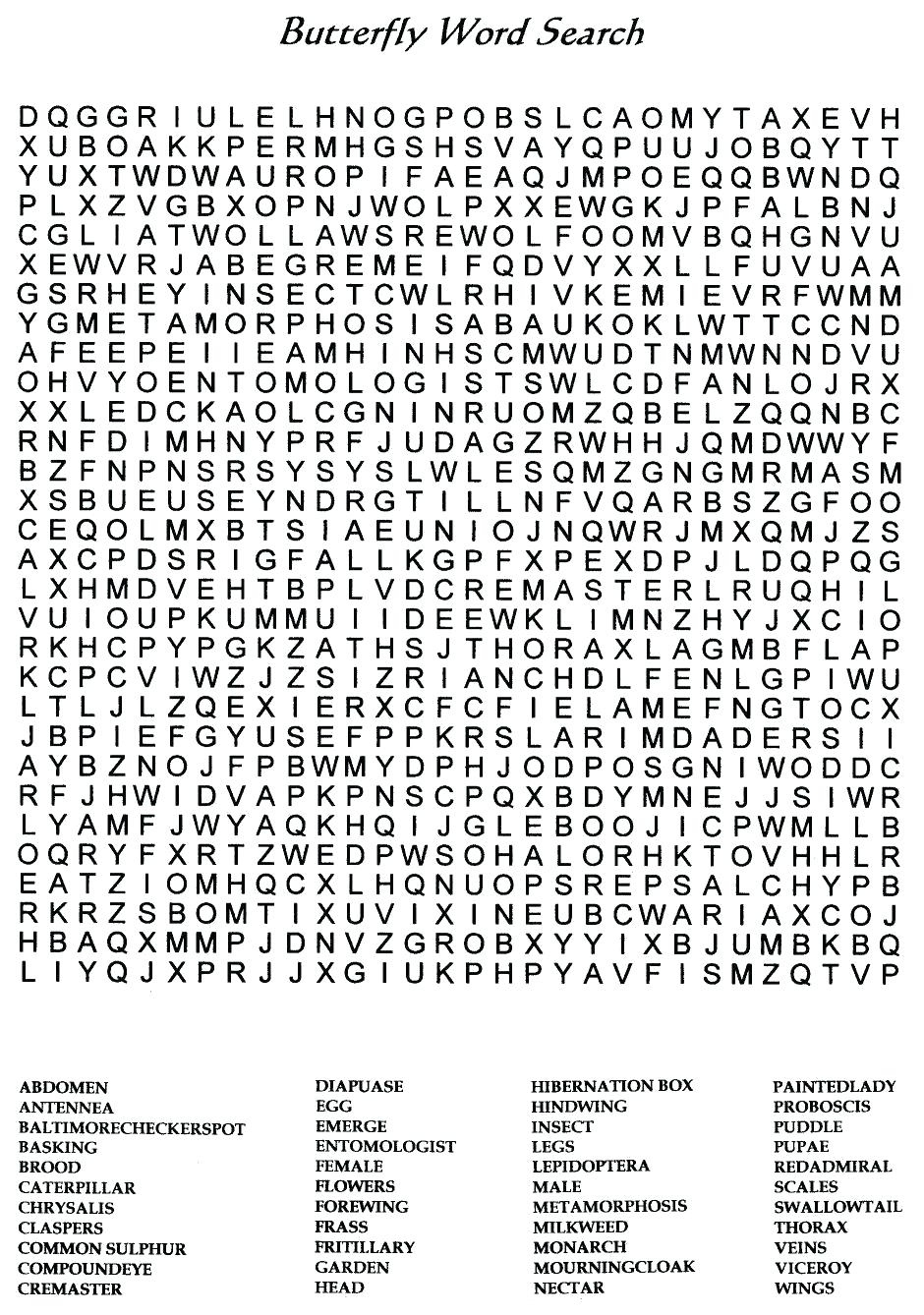 Printable Hard Word Search Puzzles: A Challenging and Fun Activity for ...